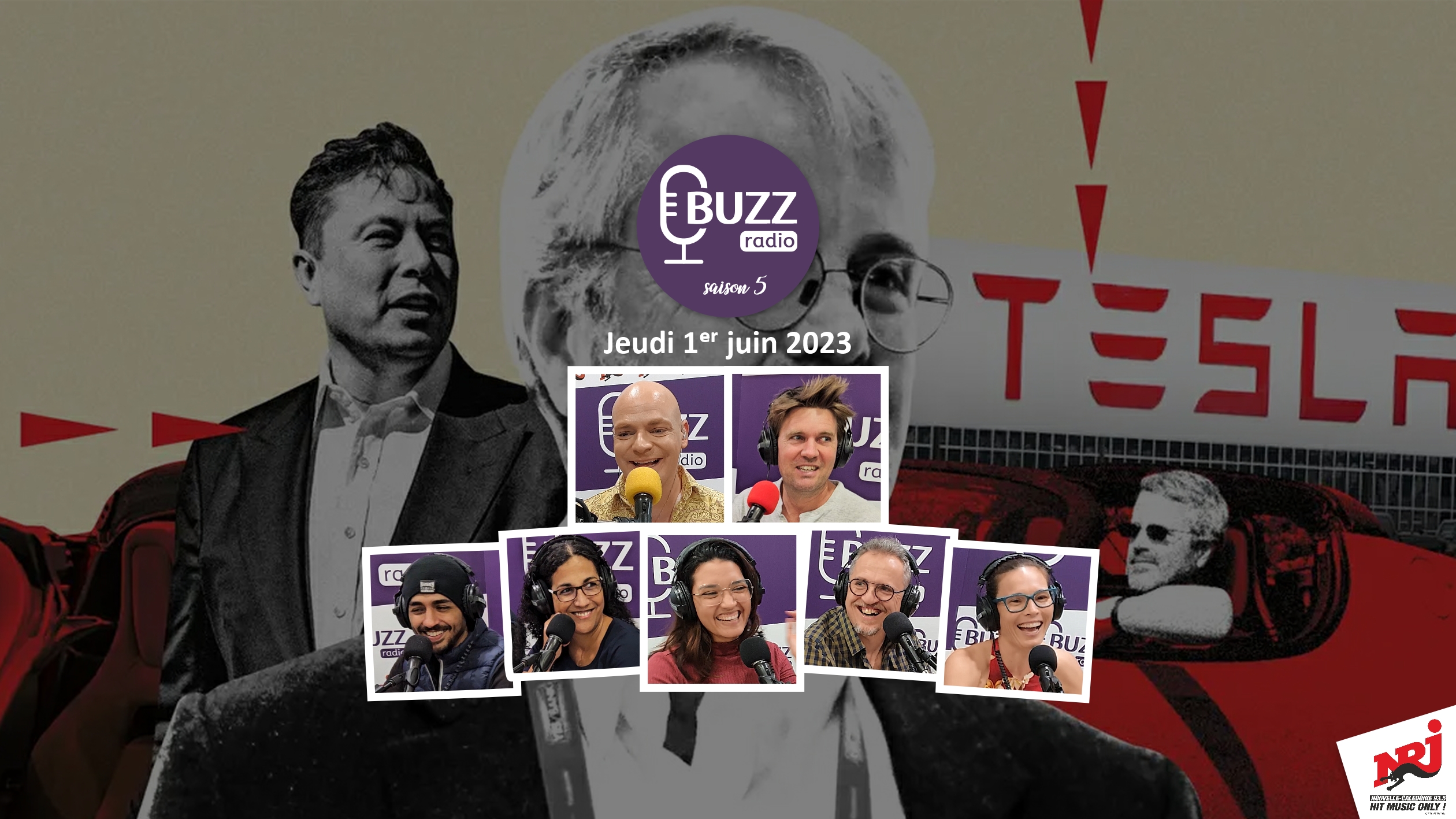 Jeudi 01 juin 2023 - Buzz Radio | NRJ Nouvelle Calédonie